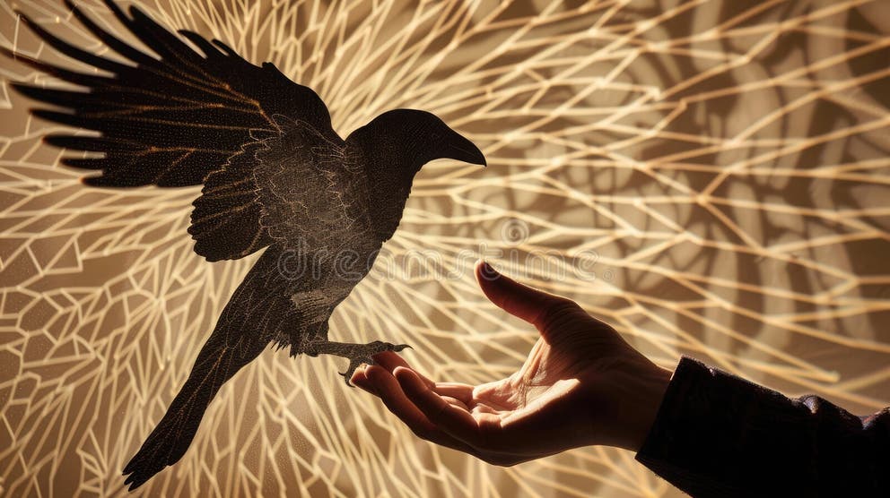 Shadow Bird Hands Stock Illustrations – 281 Shadow Bird Hands Stock ...