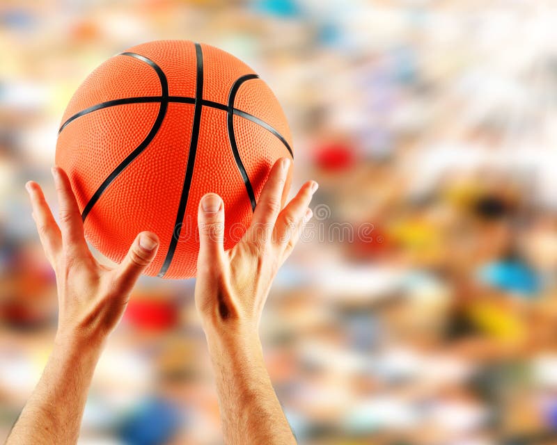Hands catching basketball stock image. Image of competition - 41239513