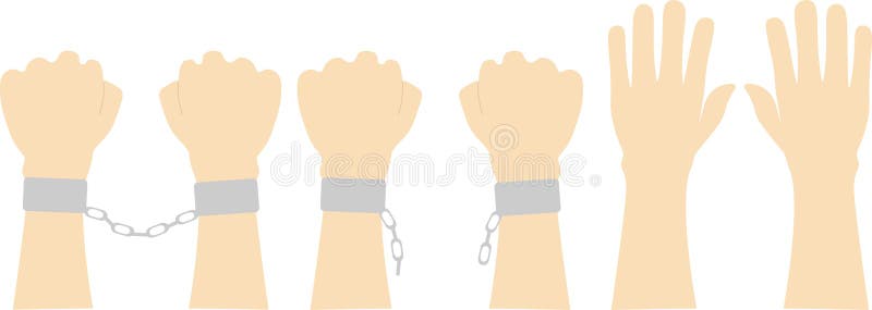 Hands with and without Chains. the Concepts of Freedom and Slavery ...