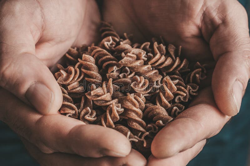 Hands of the Chef Prepare Italian Pasta Stock Image - Image of food ...