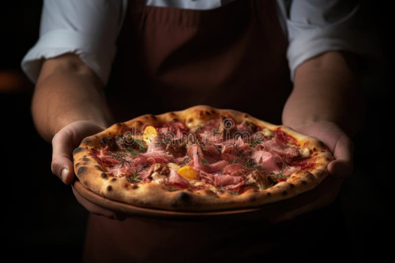 The Hands of a Chef Preparing Food Stock Illustration - Illustration of ...
