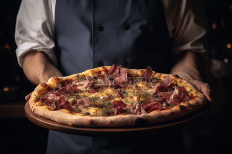 The Hands of a Chef Preparing Food Stock Illustration - Illustration of ...