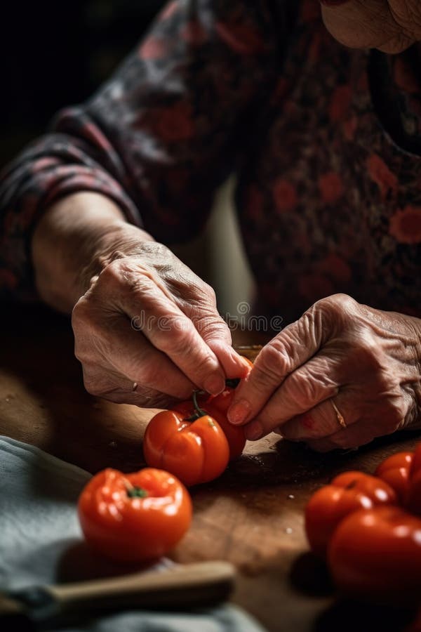 The Hands of a Chef Preparing Food Stock Illustration - Illustration of ...
