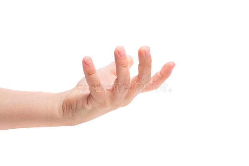 Hands of the Child Isolated Stock Image - Image of person, male: 86588223
