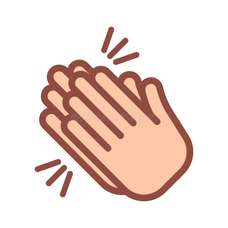 Hands Clapping Silhouette Stock Illustrations – 861 Hands Clapping ...