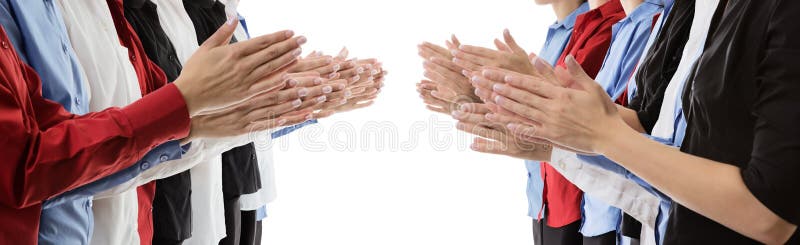 Hands clapping stock photo. Image of people, closeup - 46303772