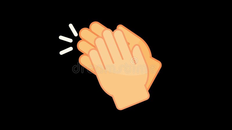 Clapping Emoticon Animation Stock Video - Video of ball, expression ...