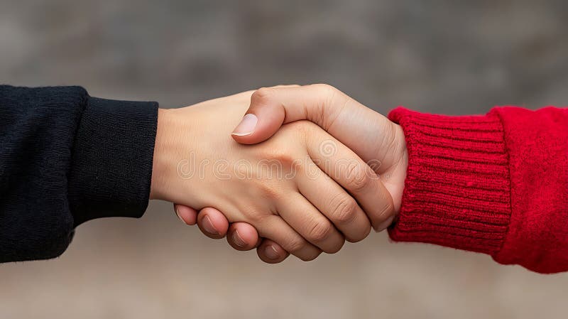 Hands Clasped Together in Unity and Solidarity Stock Illustration ...