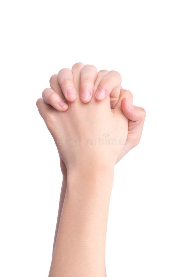 The act of clenching hands stock image. Image of movement - 133675751