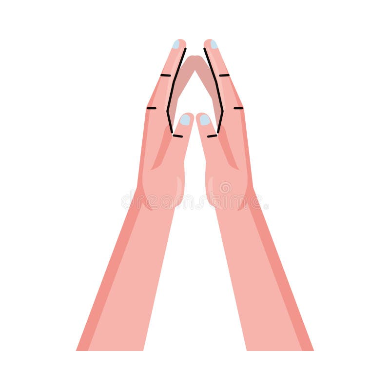 Hands Clasped Together Clipart