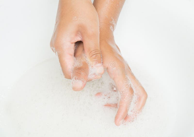 Hands Clean Care and Skin Care Stock Photo - Image of soap, hygiene ...