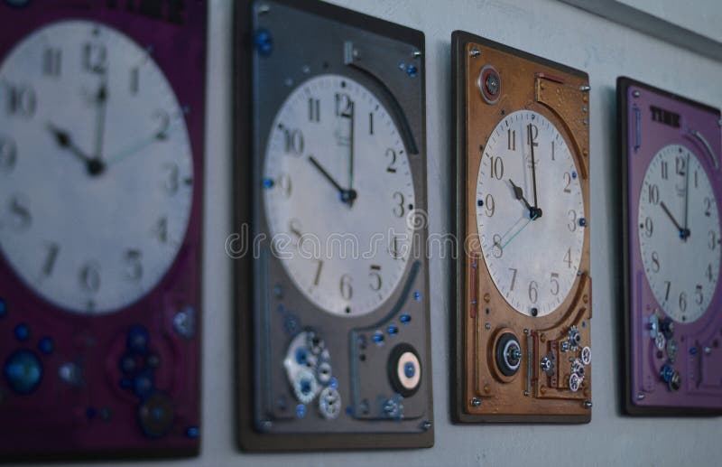 The Hands of the Clock Mark the Passing of the Years Stock Photo ...