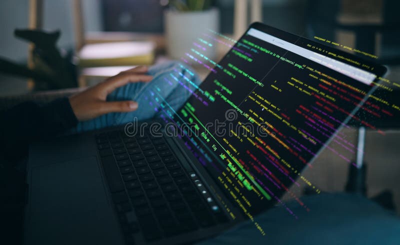 Illustration Cybersecurity Professional Work Modern Office Stock Photos ...