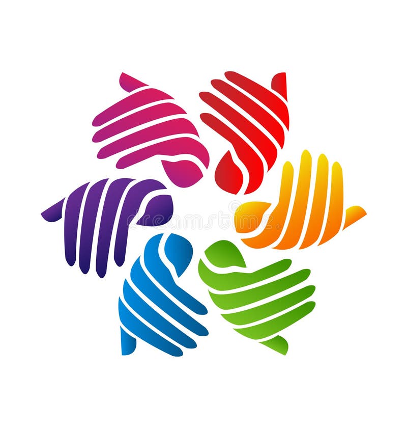 Hands Together Logo Stock Illustrations – 24,324 Hands Together Logo ...