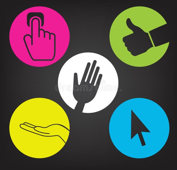 Hands communication stock vector. Illustration of group - 12078939