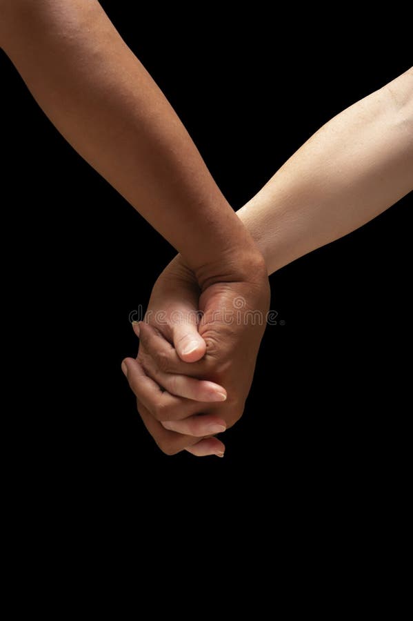 Hands Communication from 2 People of Different Ethnicity but One ...