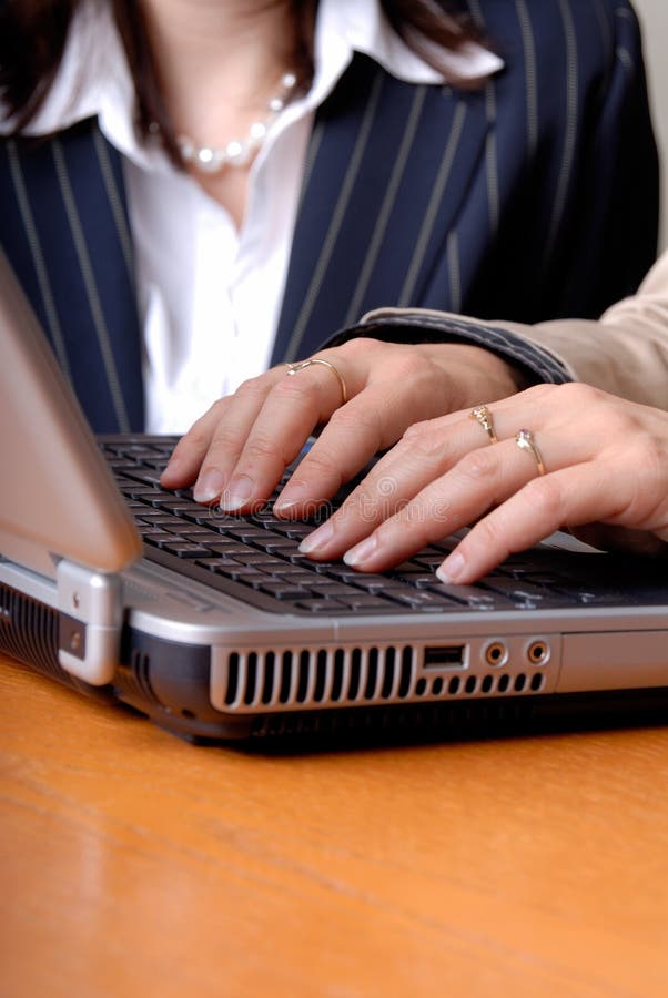 Hands on Computer stock image. Image of work, women, computer - 2187327