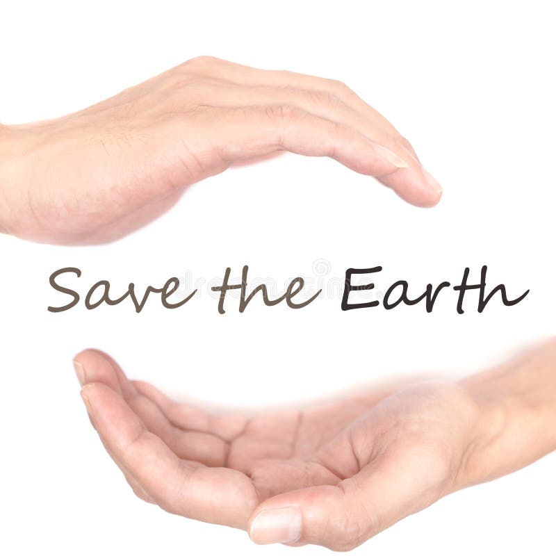 Hands Concept - Save the Earth Stock Photo - Image of conceptual ...