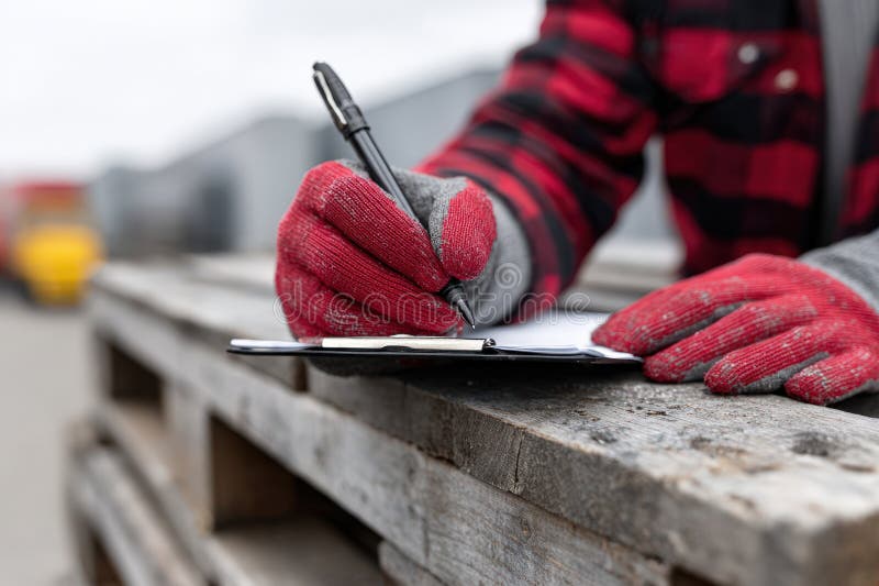 Hands Conducting a Visual Check while Inspecting a Packed Item at the ...