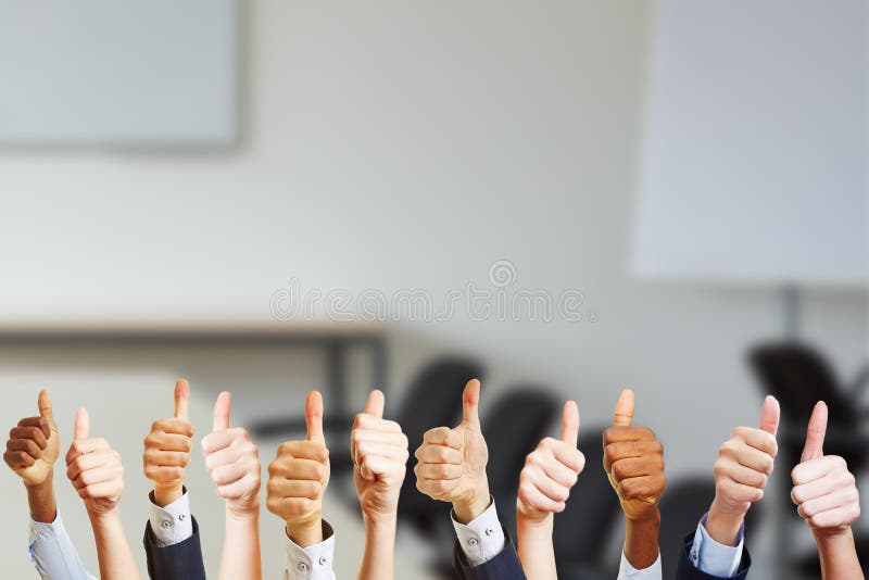 Hands in the Conference Room Stock Image - Image of group, company ...