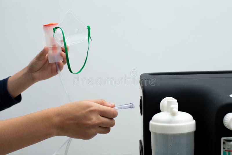 Hands Assembling Oxygen Concentrator Device Stock Image - Image of ...