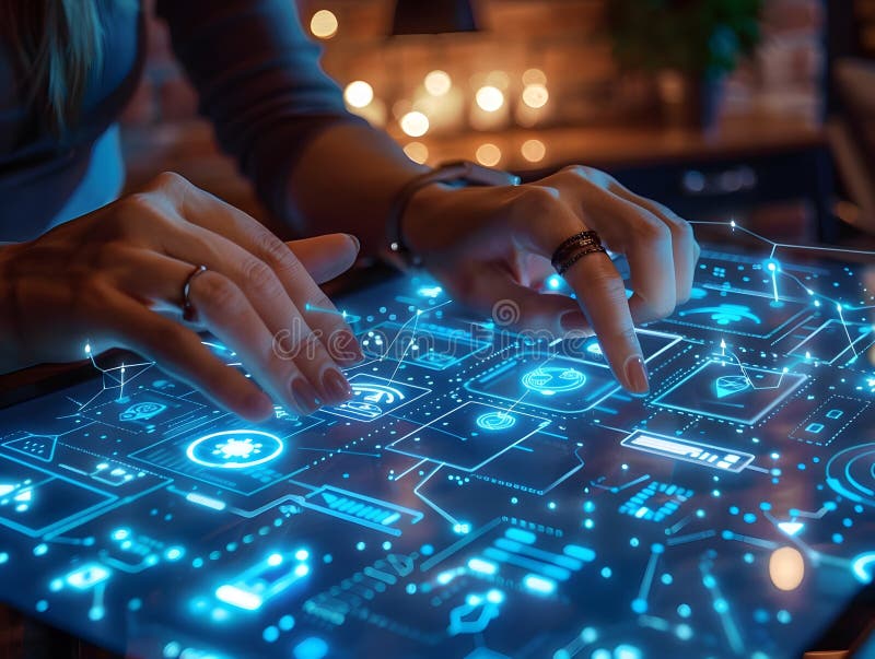 Hands Controlling Futuristic Smart Home Devices through Interactive ...