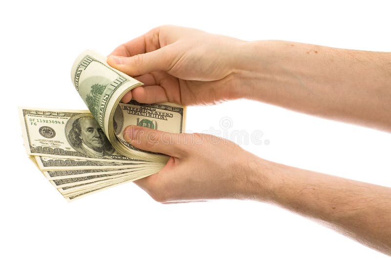 Hands and Dollar stock image. Image of holding, optimizing - 170547