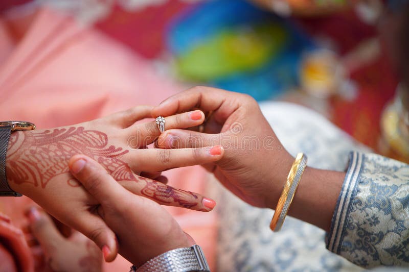 Hands of a Couple Just Getting Married Stock Photo - Image of loving ...