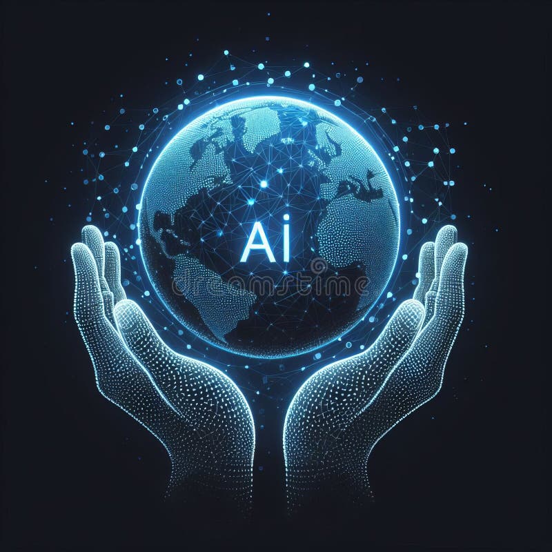 Global AI Technology Concept Stock Image - Image of digital ...