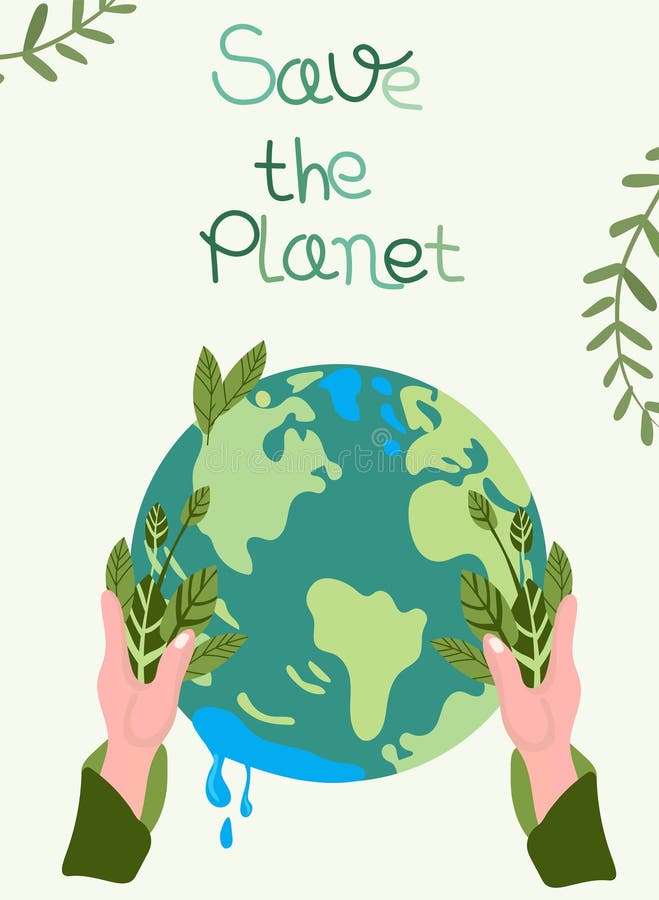 Hands Cradling the Globe, Embodying the Essence of Environmental ...