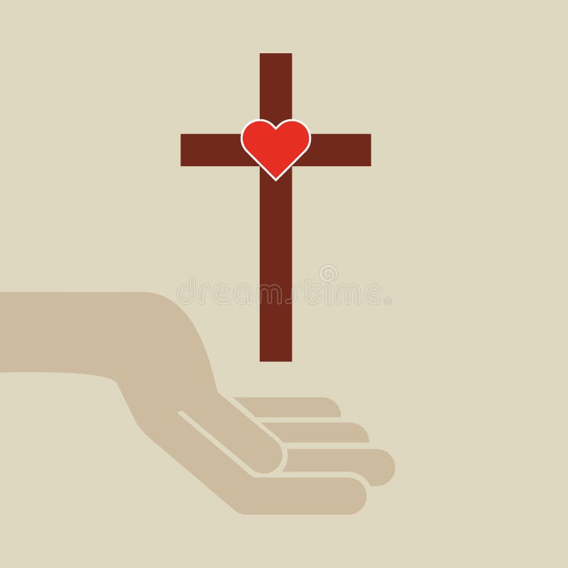 Sunset Heart Hands Cross Stock Illustrations – 5 Sunset Heart Hands ...