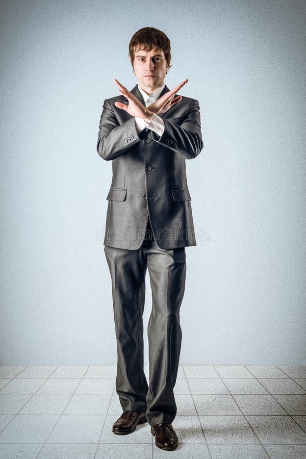 Hands crosswise stock image. Image of stand, suit, floor - 36045411