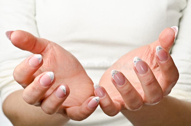 Female cupped hands stock photo. Image of ideas, background - 23786910