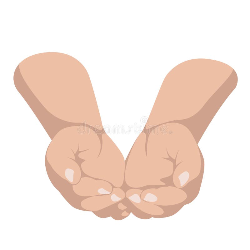 Cupped Stock Illustrations – 1,496 Cupped Stock Illustrations, Vectors & Clipart - Dreamstime