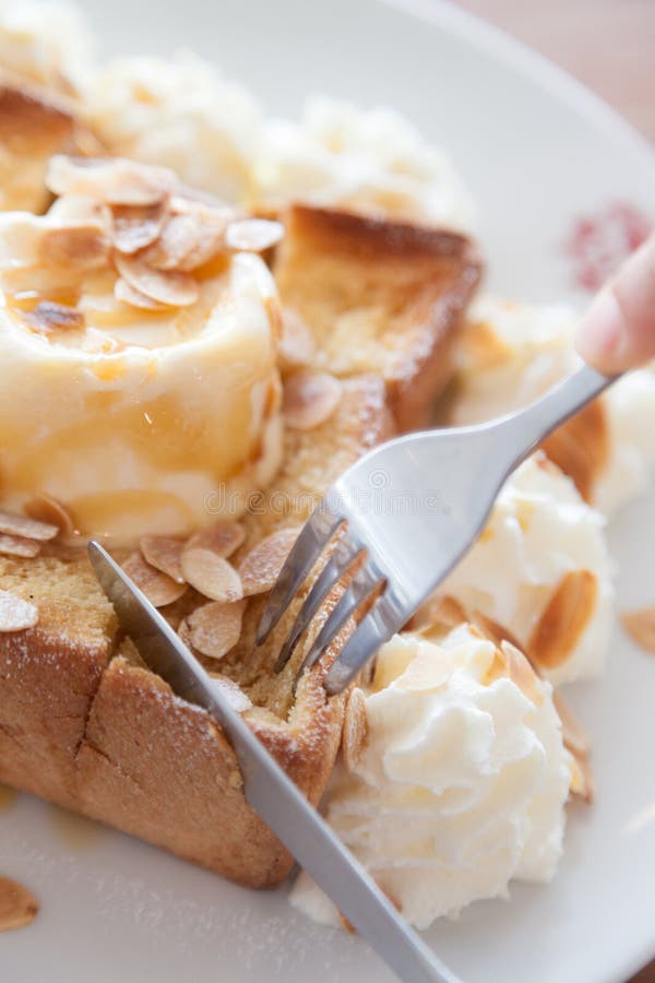 Hands cutting bread stock image. Image of loaf, fresh - 60305033