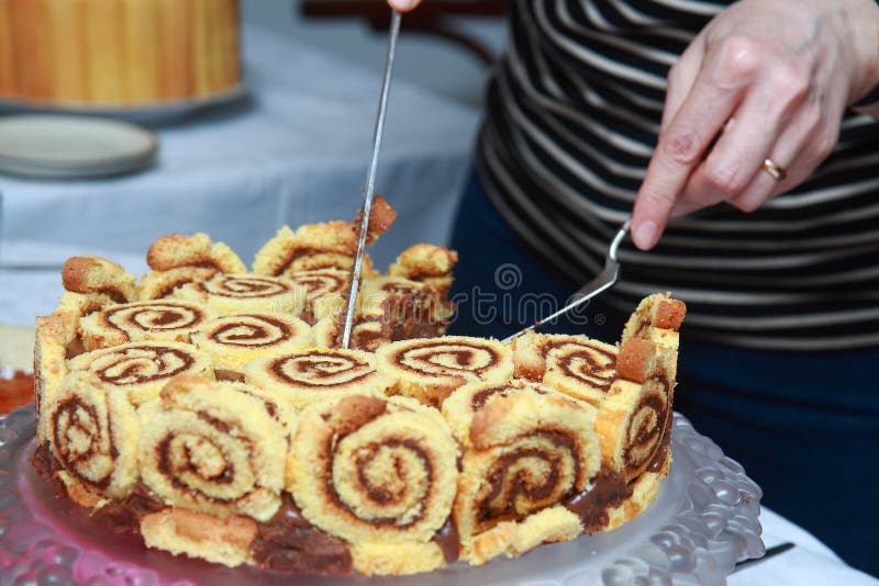 Hands cutting cake stock image. Image of cake, desert - 18693181