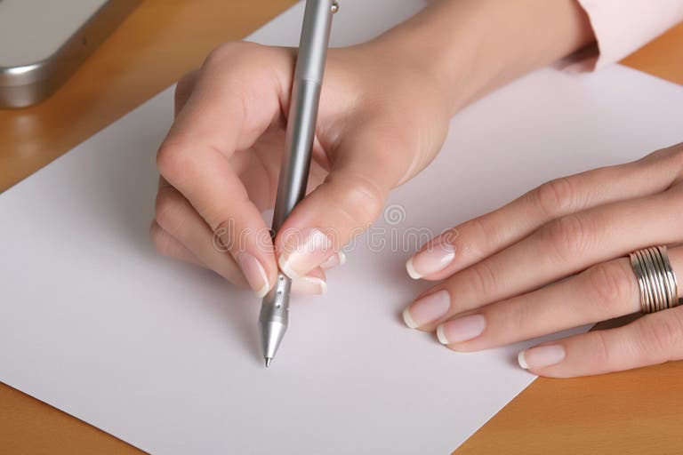 Hands on a desk stock photo. Image of writing, handwriting - 2288894