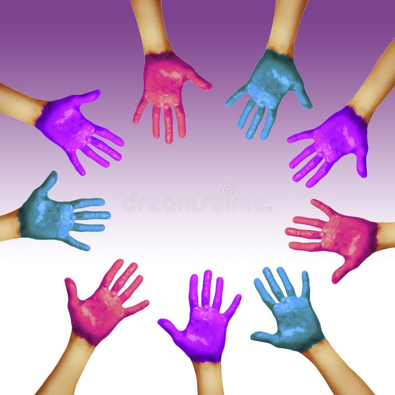 Hands Different Colors Stock Images - Download 1,602 Royalty Free Photos