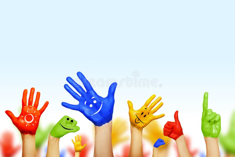 Hands of different colors stock photo. Image of isolated - 39092130