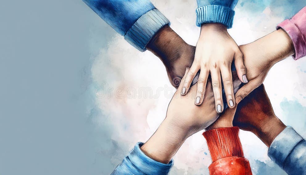 Creative Diversity Hands Circle Stock Illustrations – 739 Creative ...