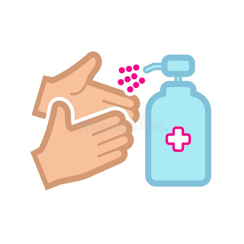 Disinfection Icon. Disinfection and Sterilization Line Icons Set ...