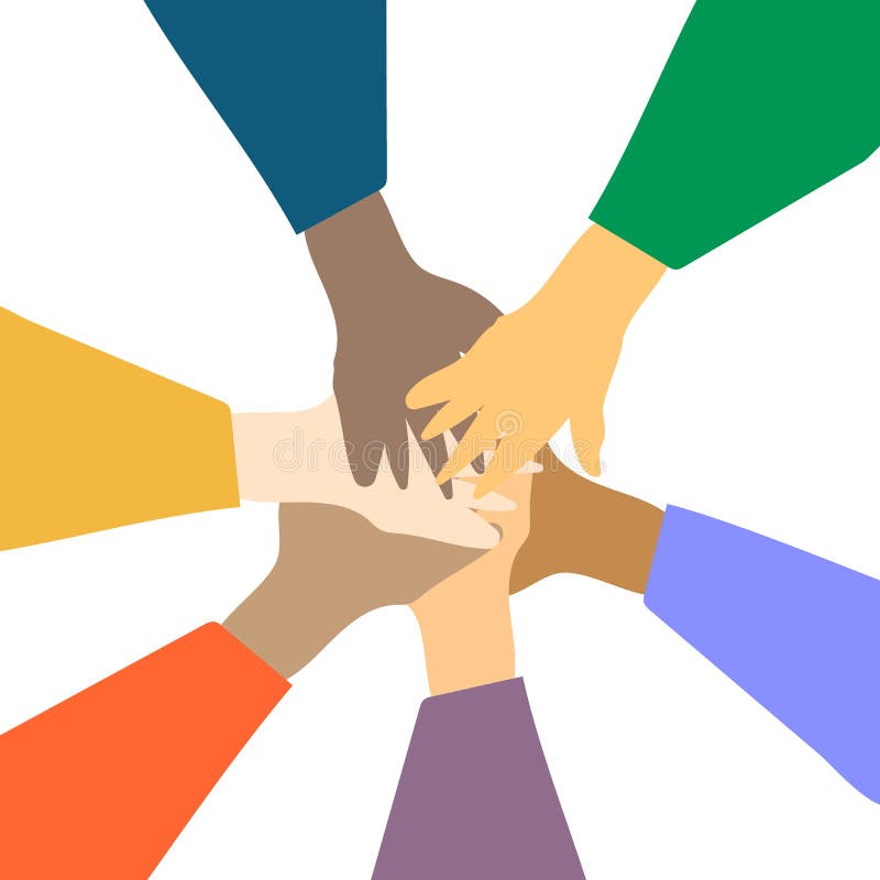 Stack Hands Showing Unity Teamwork Stock Illustrations – 115 Stack ...