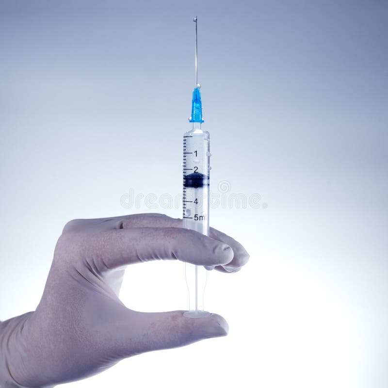 Hands of the Doctors Filling a Syringe Stock Image - Image of immunity ...