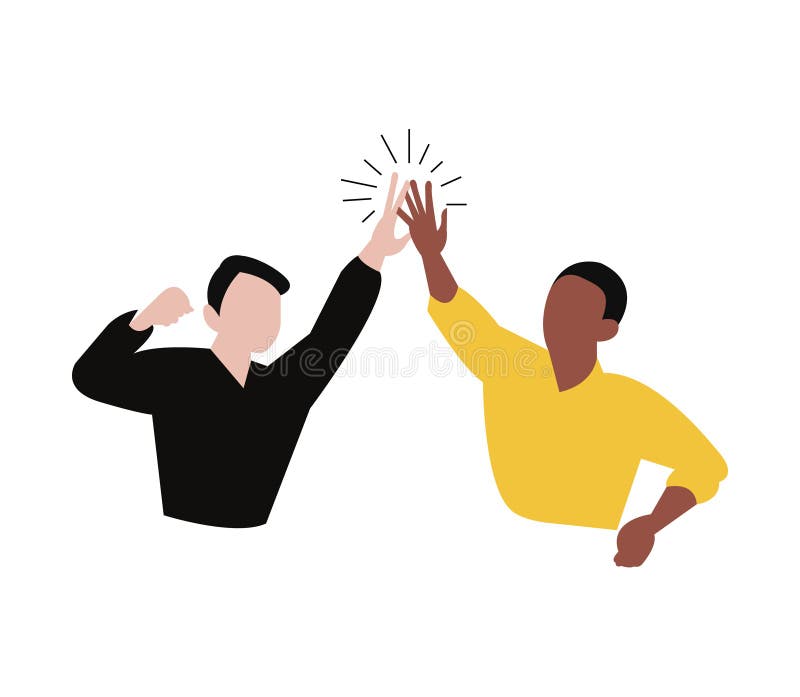 Teamwork Hands Line Art on White Background Stock Vector - Illustration ...