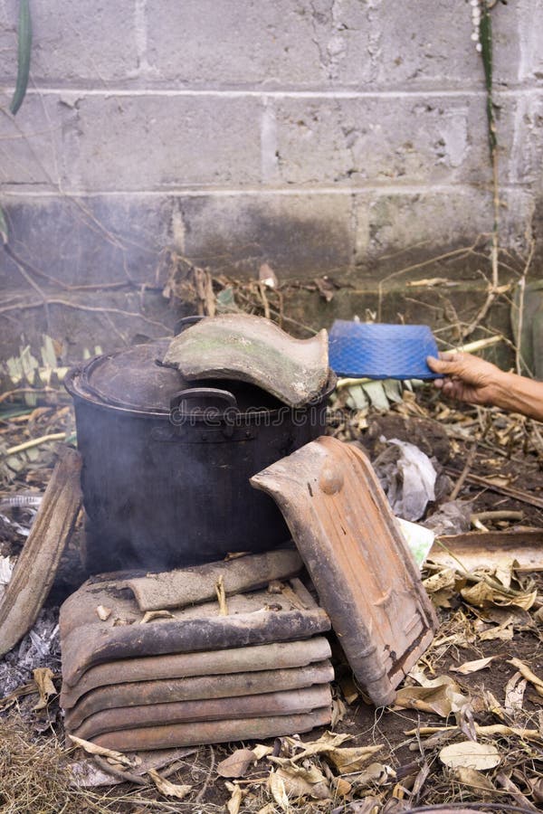 Hands Doing Household Waste Recycling Using Traditional Methods. Stock ...