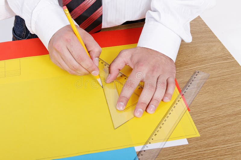 Hands drawing. stock image. Image of desk, drawing, human - 20949007
