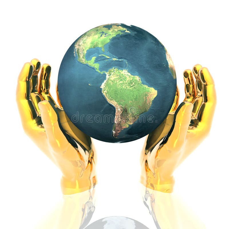 Hands With Earth Picture. Image: 14134753