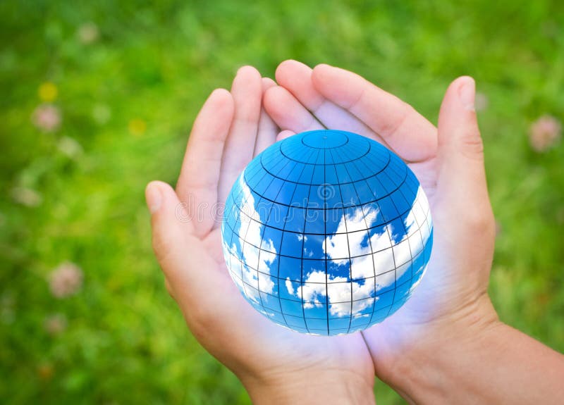 Hands with Earth stock image. Image of green, ecology - 27931719