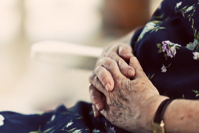 Hands of an Elderly Woman stock image. Image of hand - 25337769