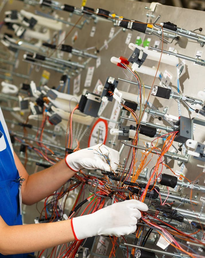 Hands employee stock image. Image of cable, netting, connect - 45586719